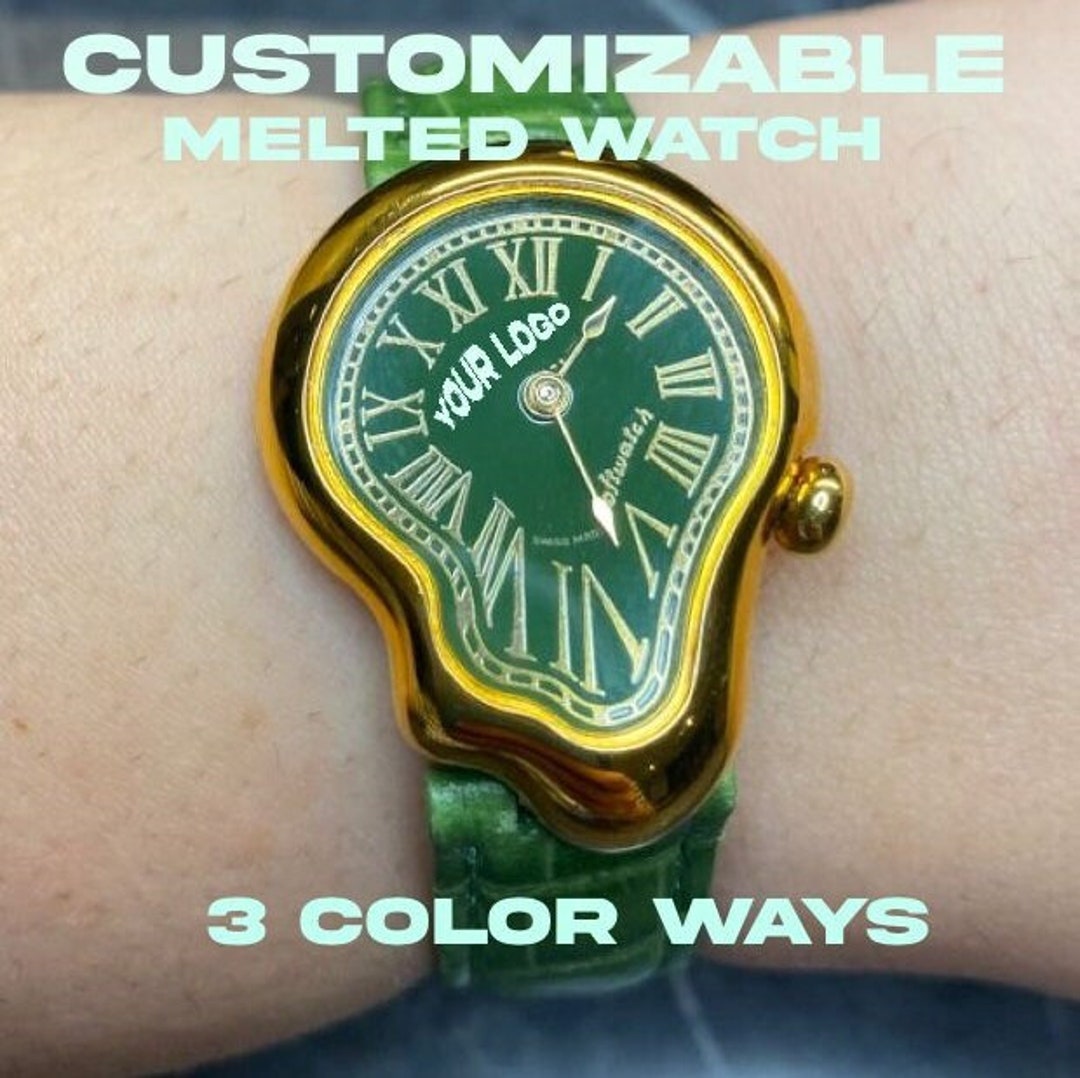 Melted Aesthetic Watch - Etsy
