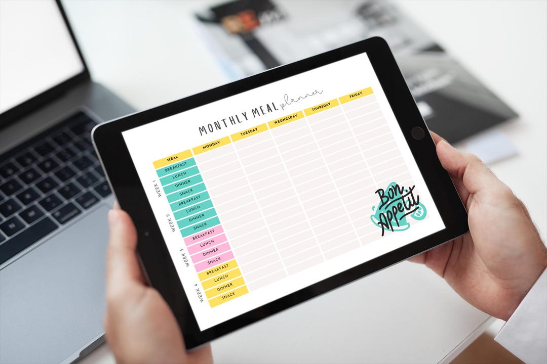 Kids Meal Planner Printable | Nutrition Binder for Teachers ...