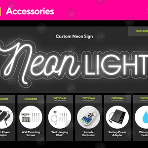 Battery Operated Neon Sign, Neon Sign Battery Powered, Neon Sign, Home ...