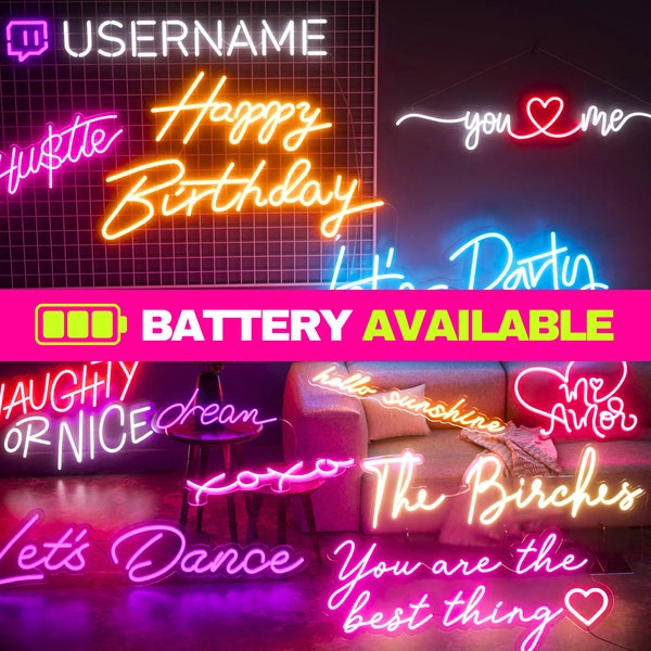 Neon Light Sign for Wall - Etsy