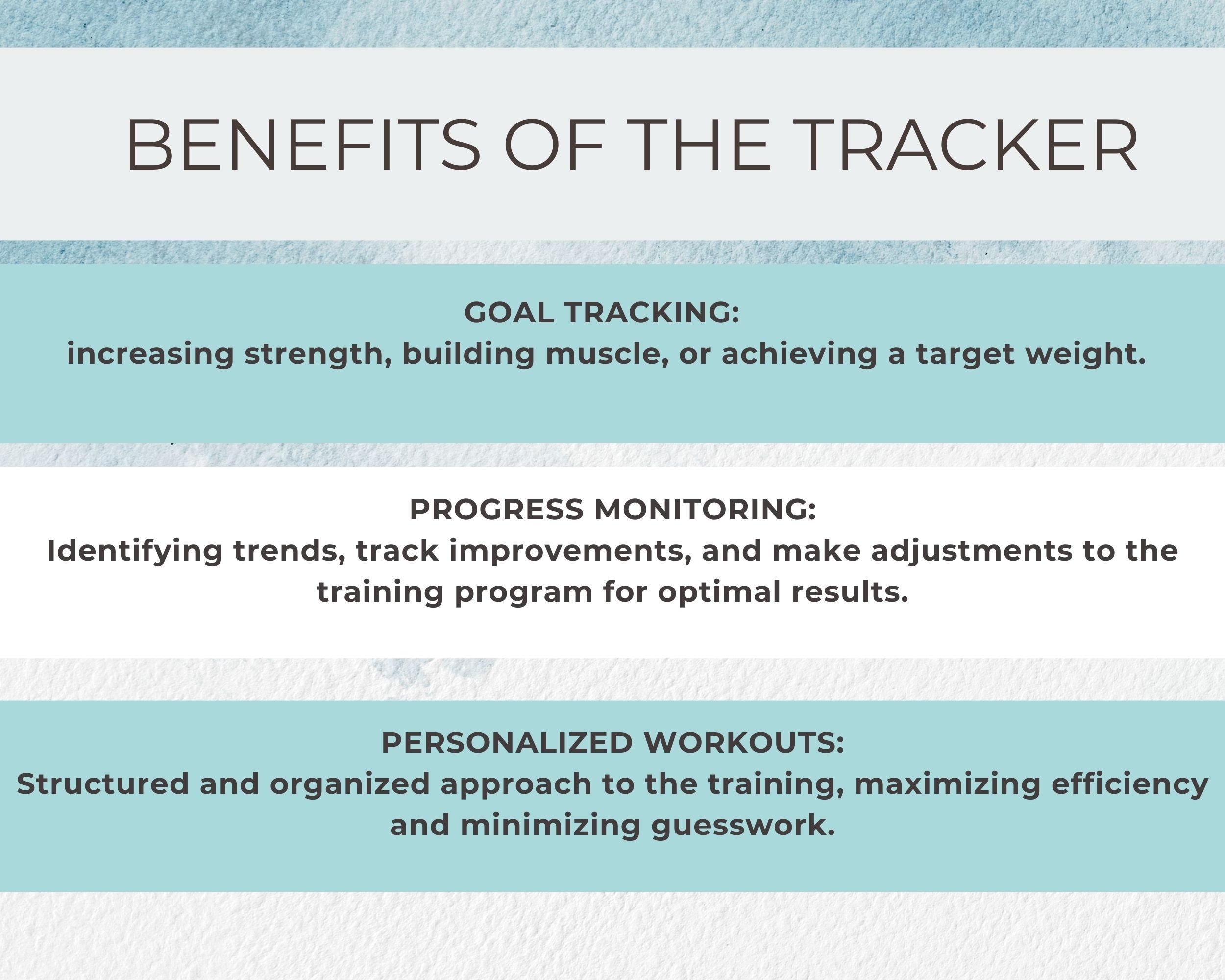 Weightlifting Tracker Gym Progress Log Google Sheets Etsy