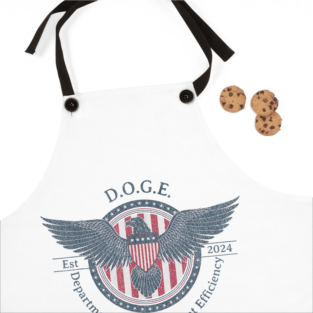 D.O.G.E. Apron - DOGE Lovers Kitchen Cooking, Cute, Funny Cooking Chef ...