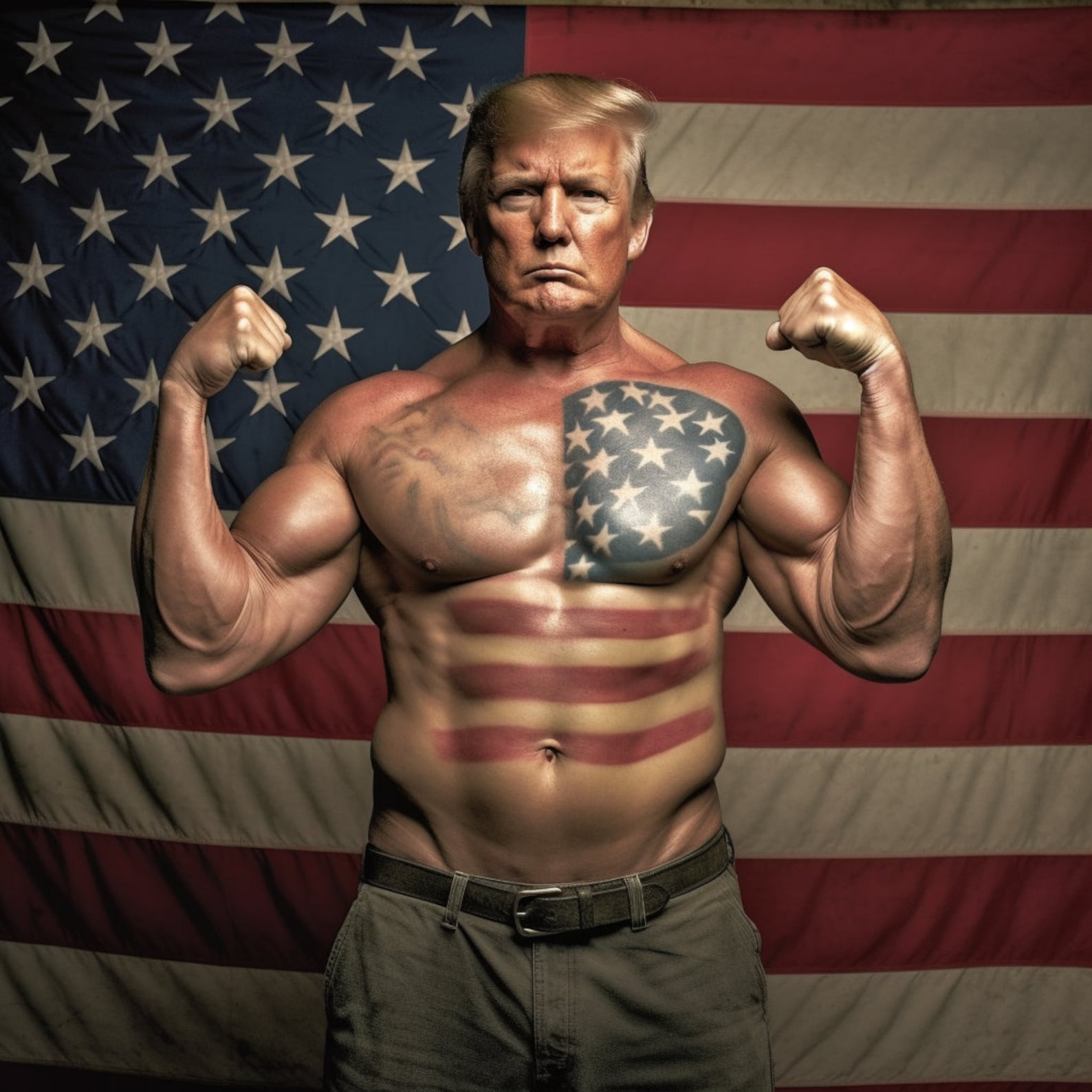 Donald Trump Presidential American Strength Flag Politics - Etsy