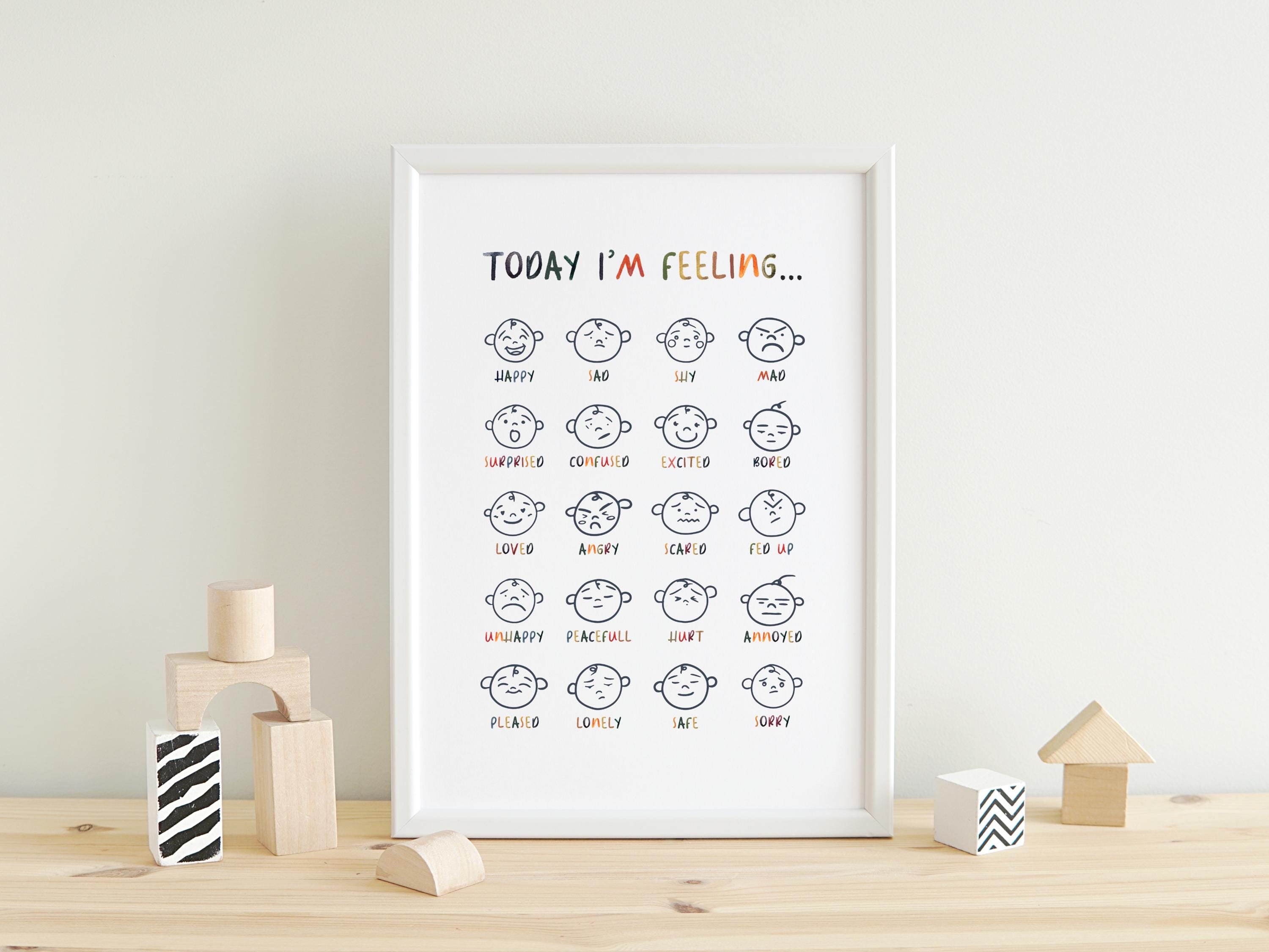 Emotions Chart Poster: Calming Corner Decor (digital Download) - Etsy
