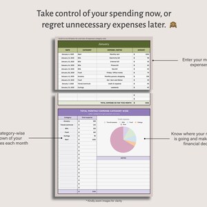 Income and Expense Tracker Google Sheets Expense Tracker Spreadsheet Google Sheets Monthly ...