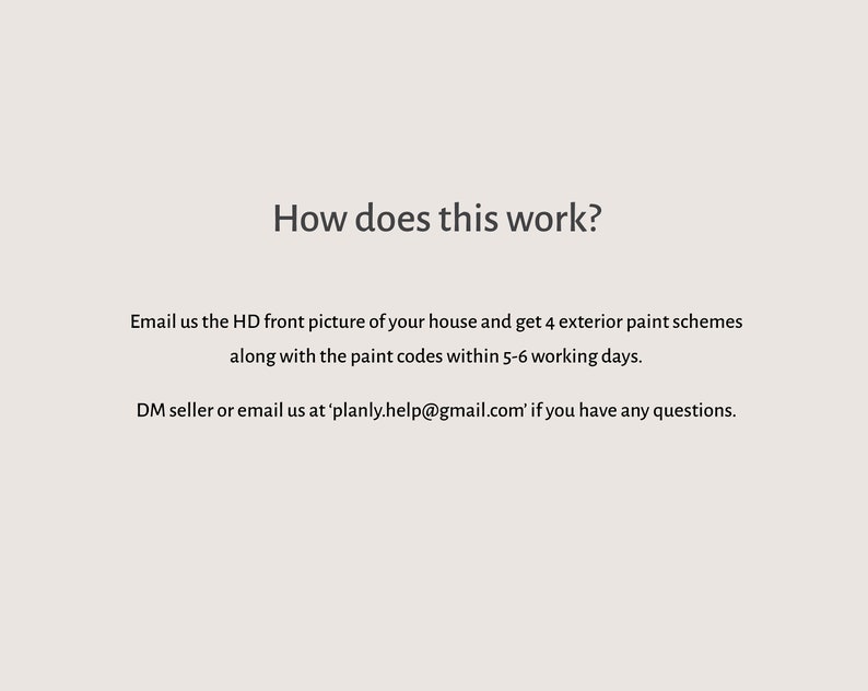 Exterior Paint Renderings|interior Design Service|e-design|custom Paint ...