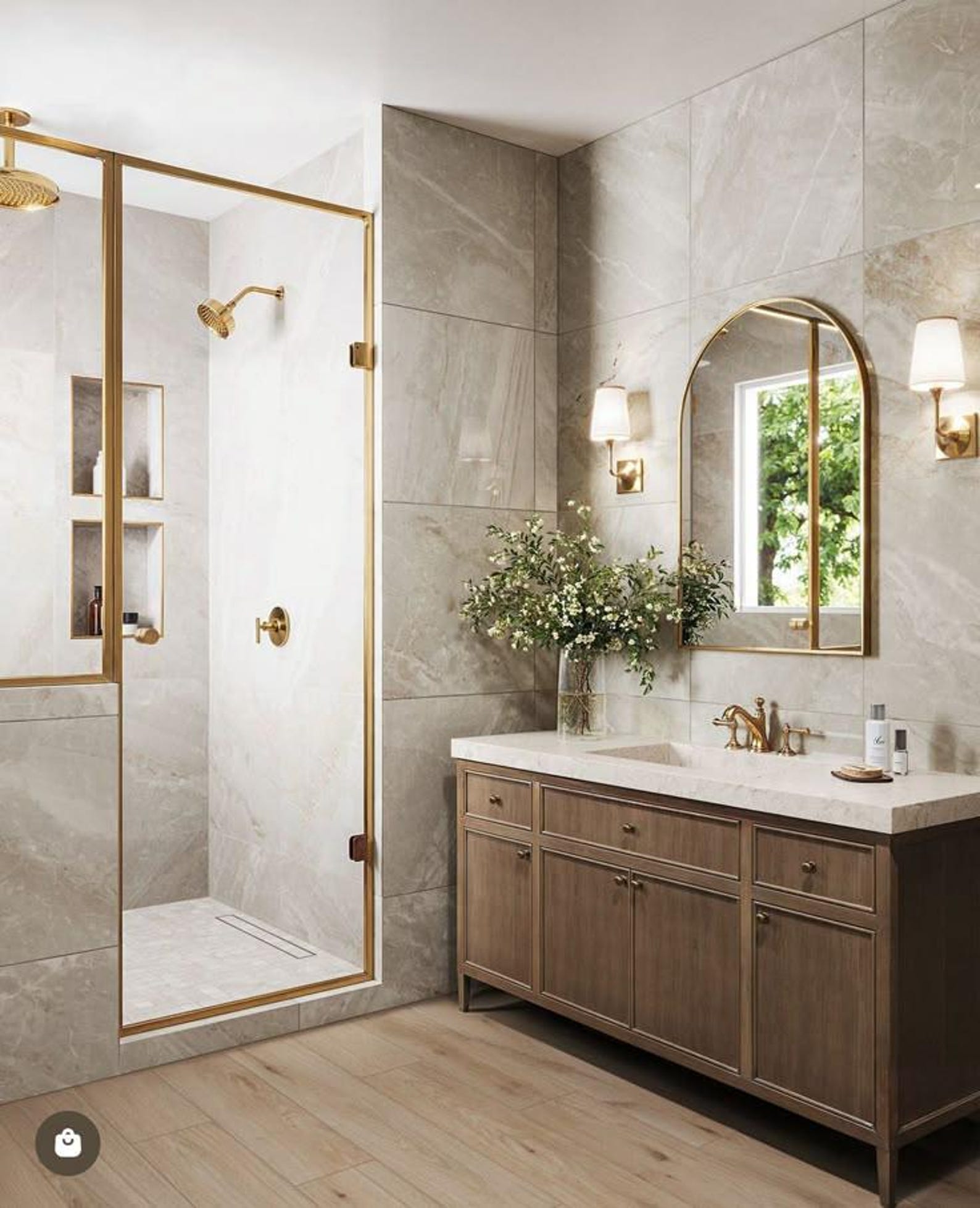 Custom Bathroom Design | E-design Service | Small Bathroom Remodel ...
