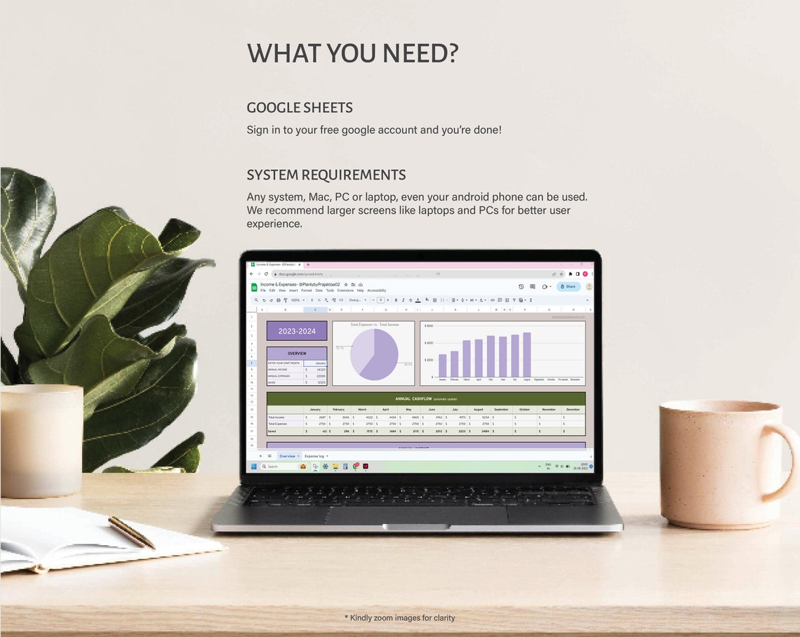 Income and Expense Tracker Google Sheets Expense Tracker Spreadsheet ...