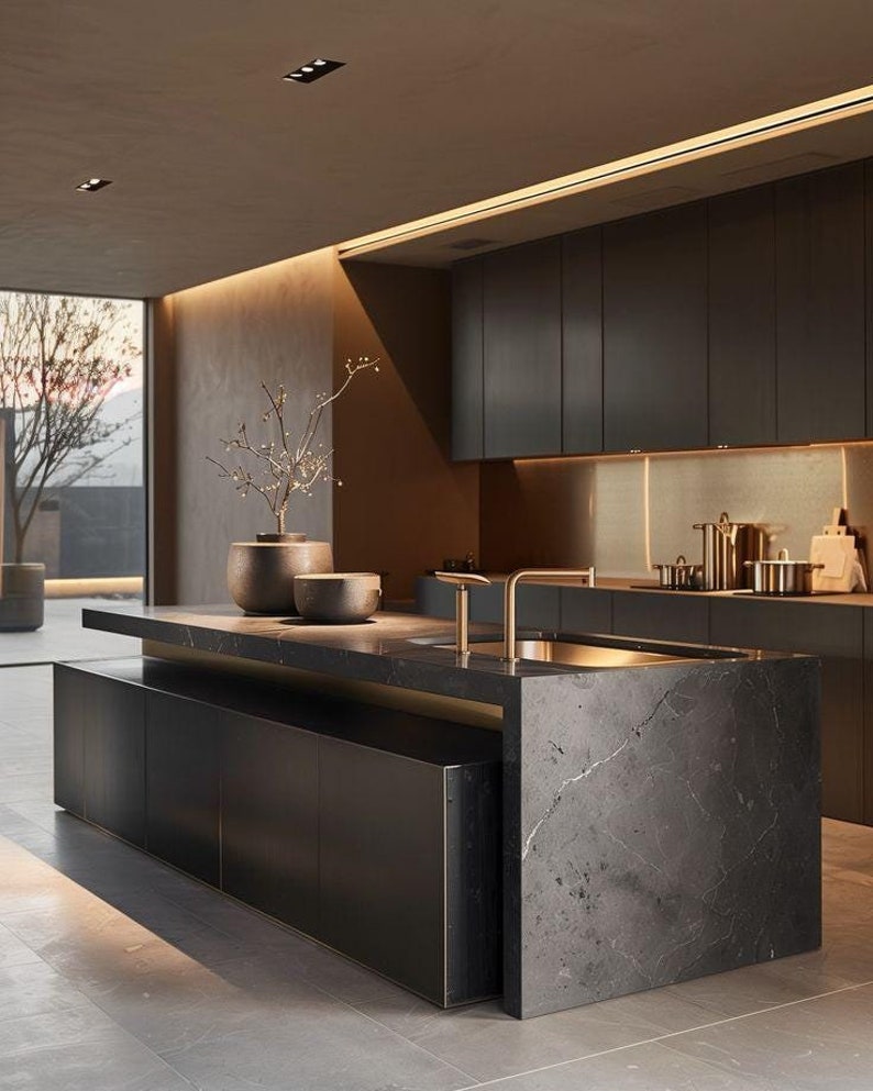 Kitchen Designs, Virtual Design Service, Minimalist Kitchen Rendering ...