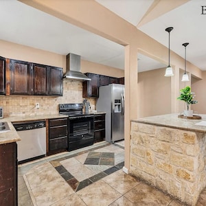 Grey Kitchen Luxury Kitchen 3d Rendering Minimalist Kitchen Remodel ...