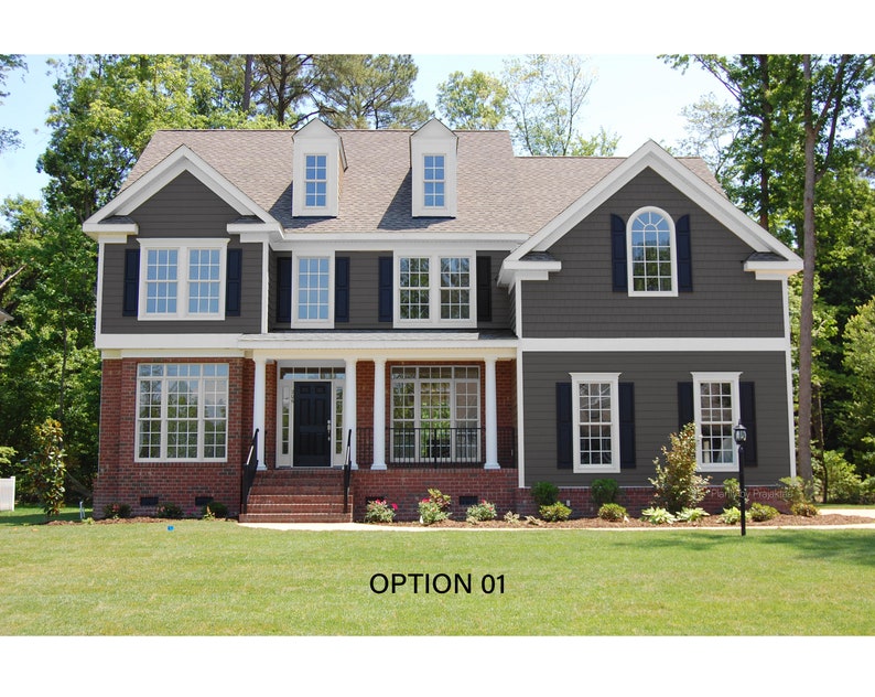 Exterior Paint Renderings|interior Design Service|e-design|custom Paint ...