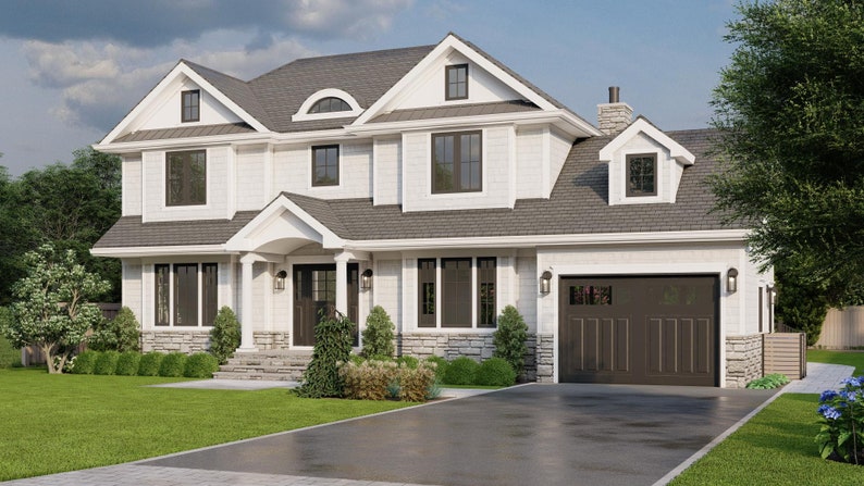 Exterior Home Design, Online Exterior House 3D Rendering, 3D ...