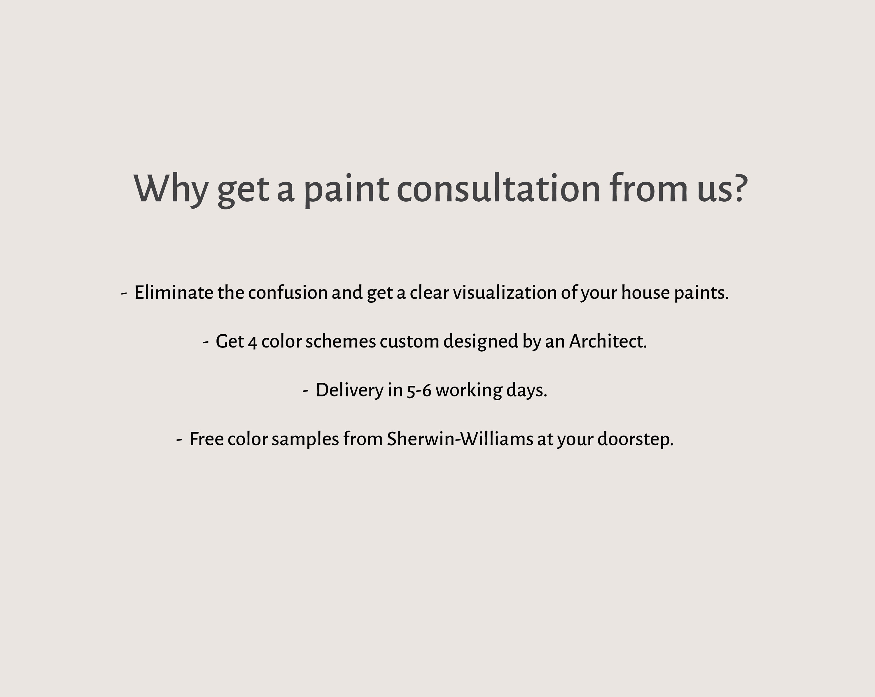 Exterior Paint Renderings|interior Design Service|e-design|custom Paint ...