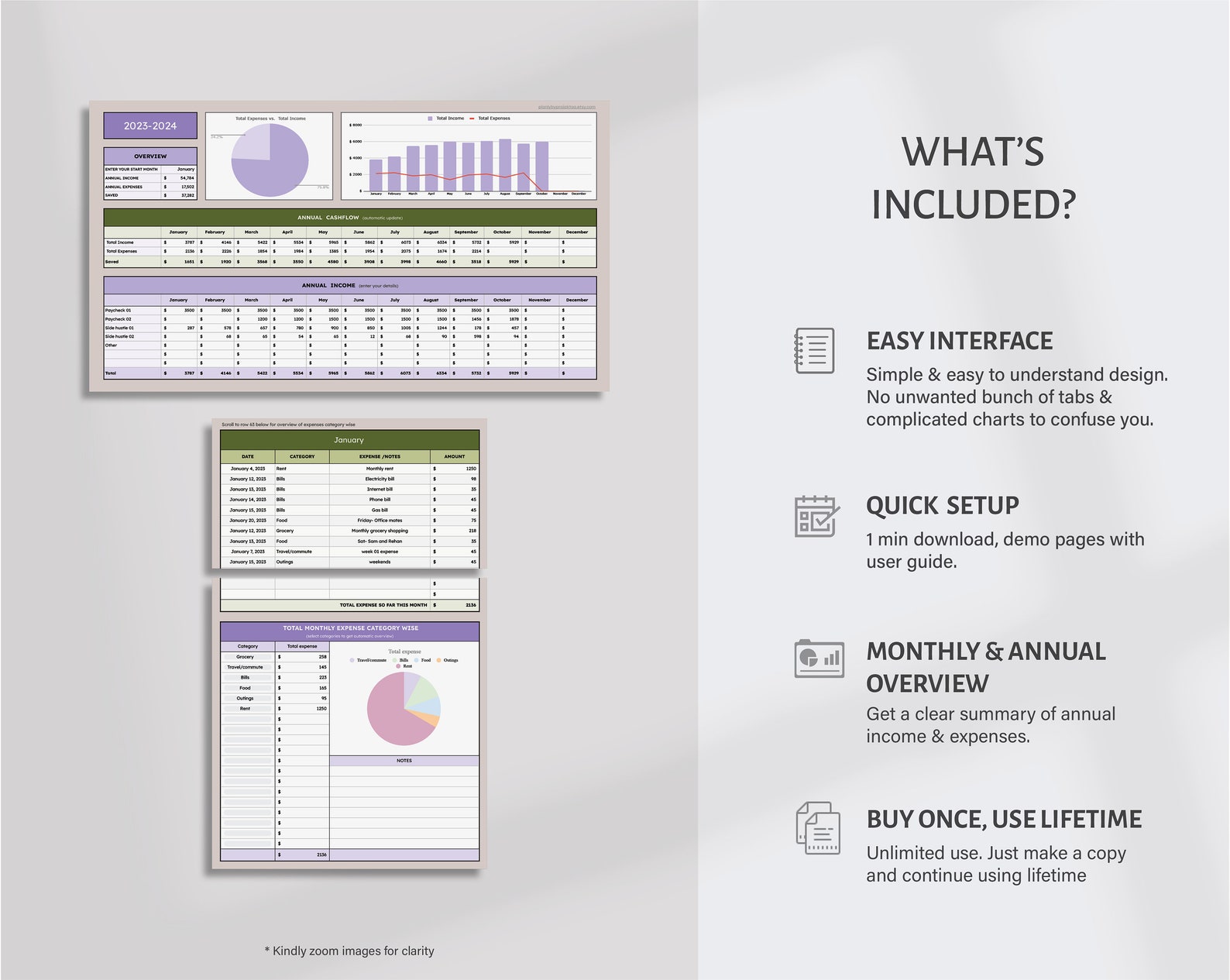 Income and Expense Tracker Google Sheets Expense Tracker Spreadsheet ...