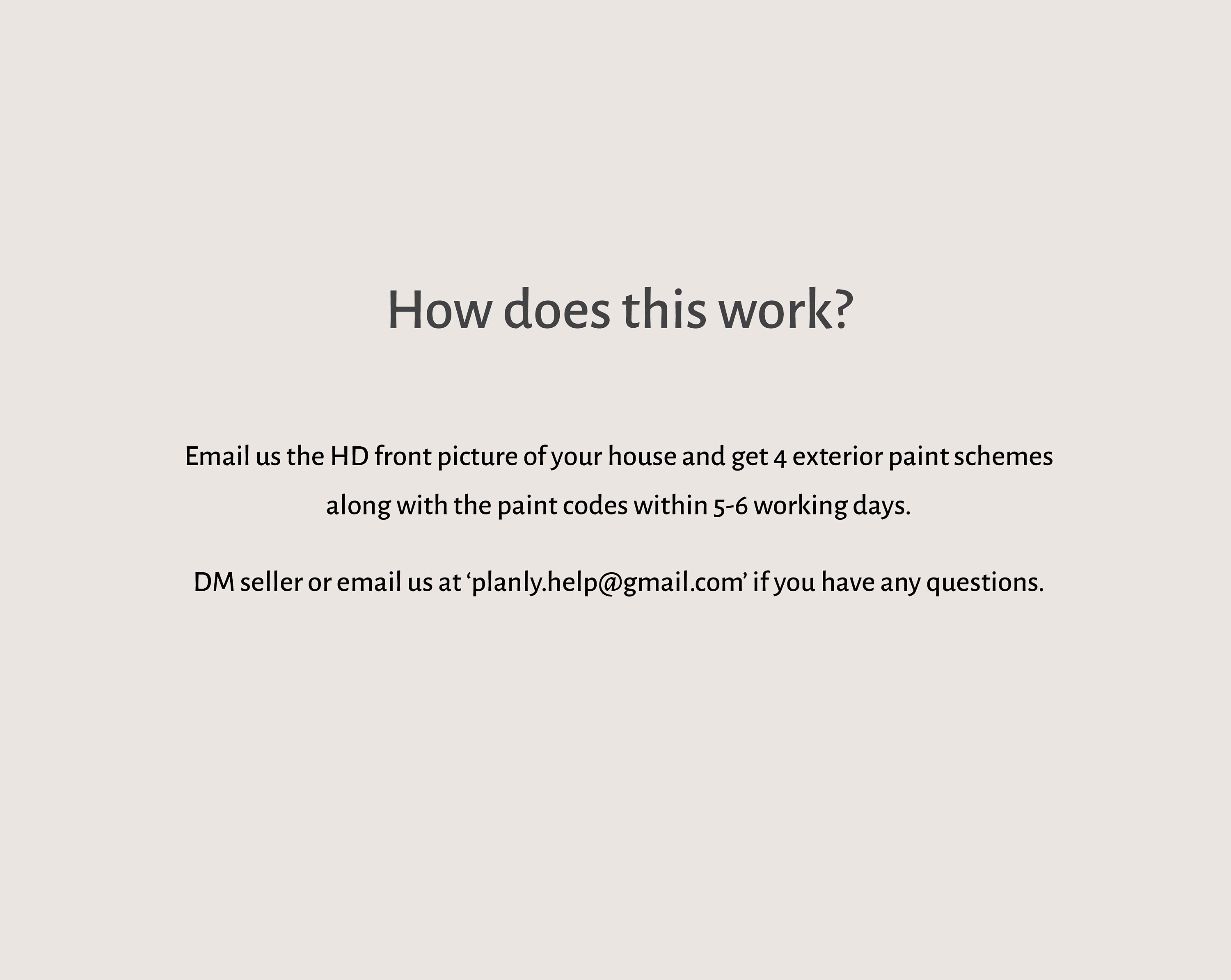 Exterior Paint Renderings|interior Design Service|e-design|custom Paint ...