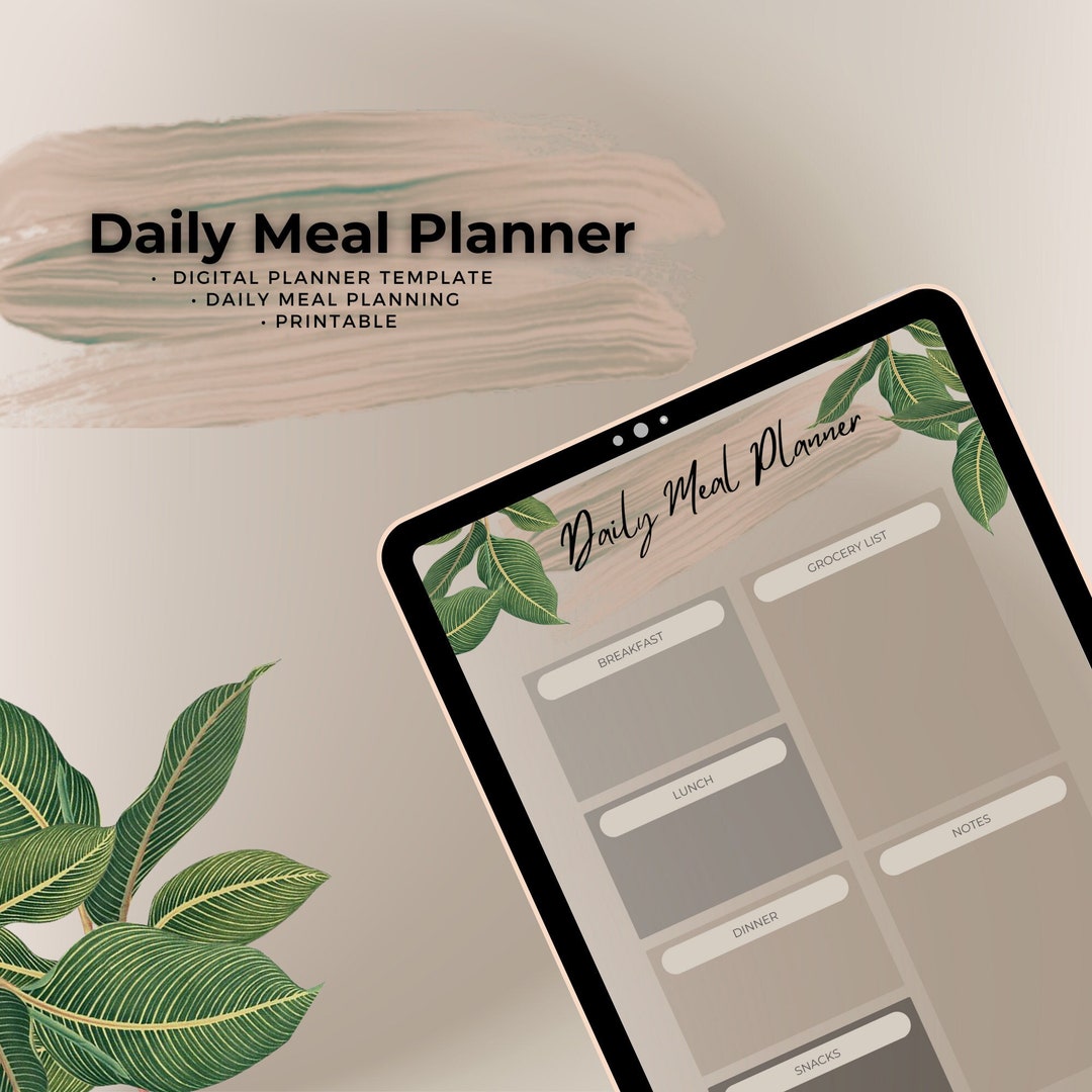 2024 Digital iPad Planner | Meal Planner | Goodnotes, Notability ...