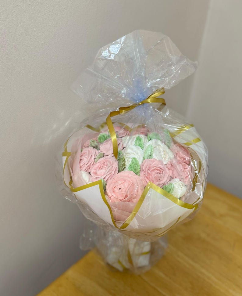 Marshmallow Rose Bouquet (color of Your Choice). Bright, Beautiful ...