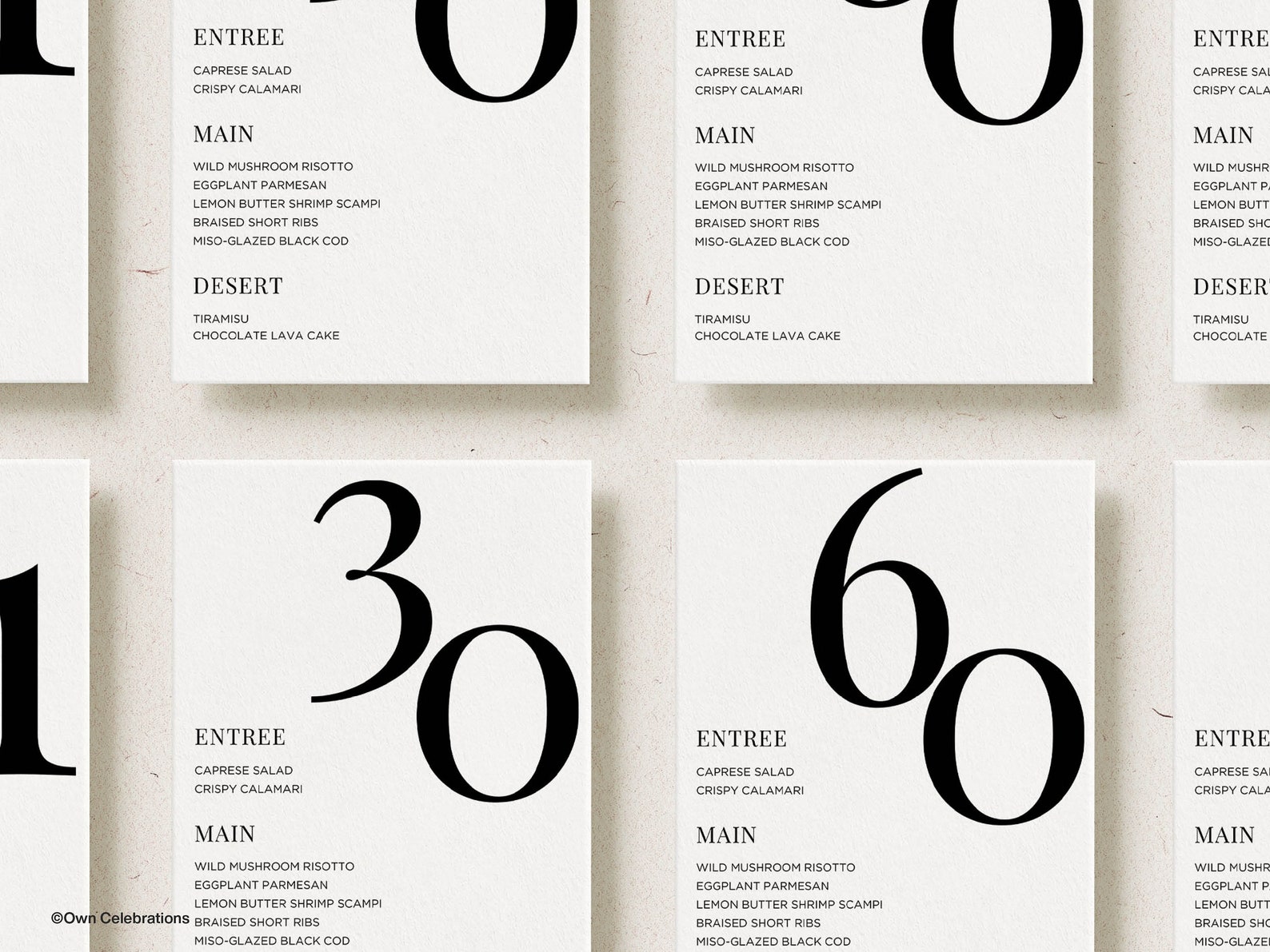 Birthday Menu Card Template, Edible Birthday Food and Drinks Menu ...