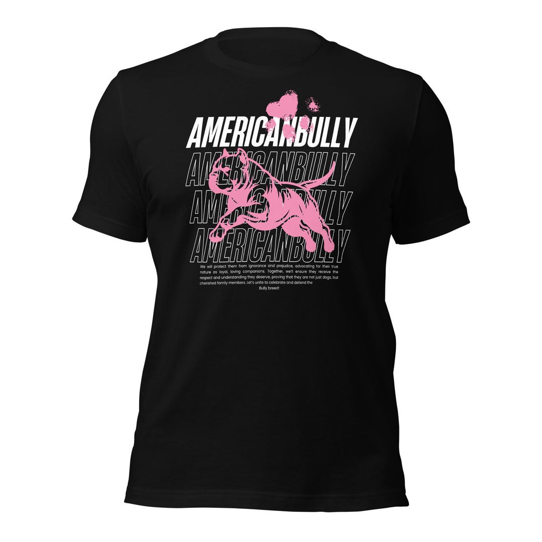 American Bully T Shirt American Bully Lover T-shirt for American Bully ...