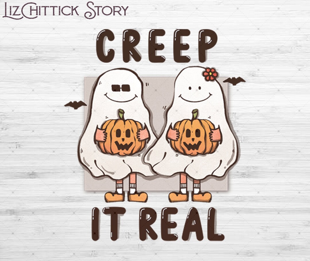 Creep It Real PNG Retro Halloween Png Creep It Real Vintage - Etsy