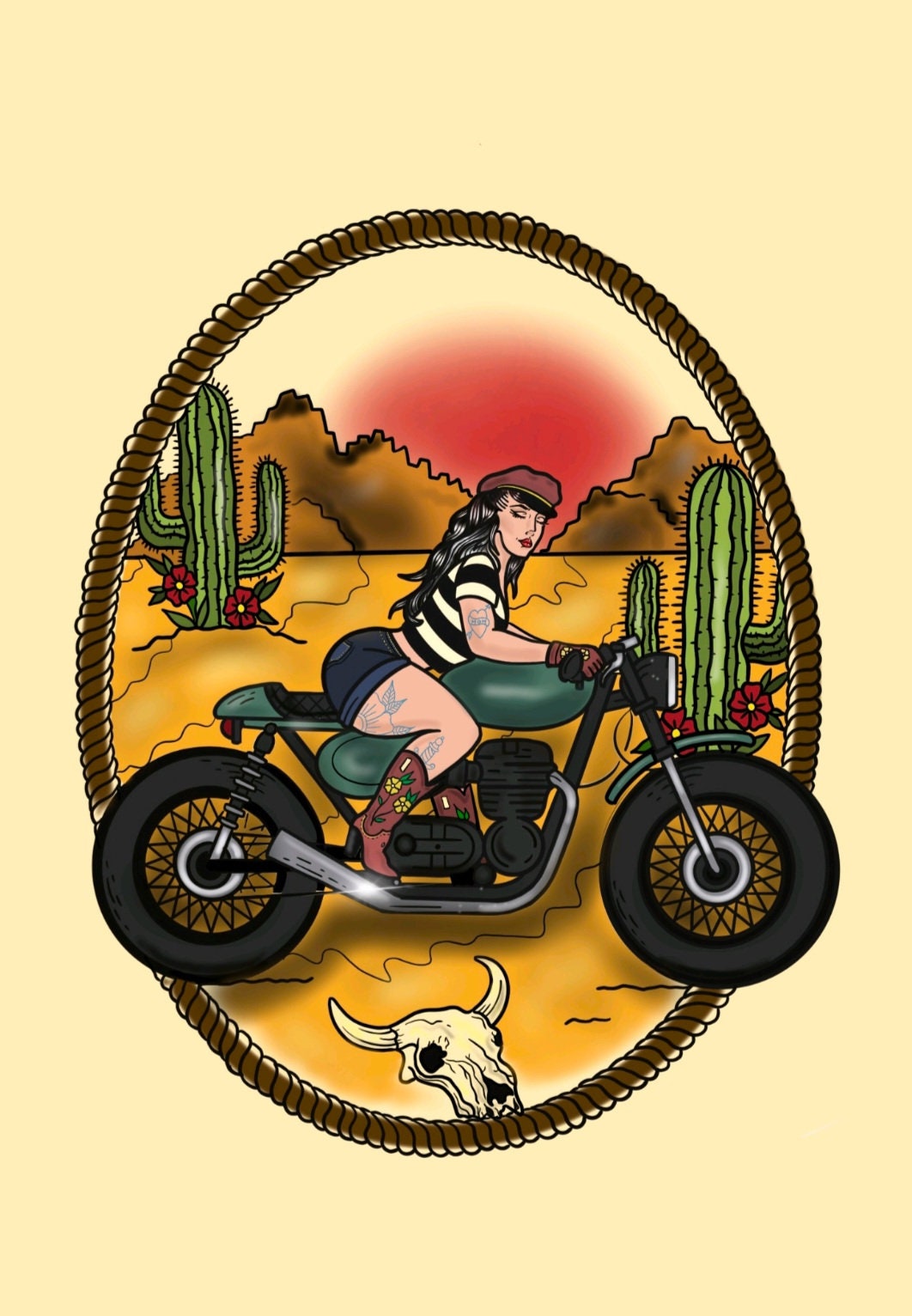 Turn Yourself Into a Pinup A4 Custom Print - Etsy UK