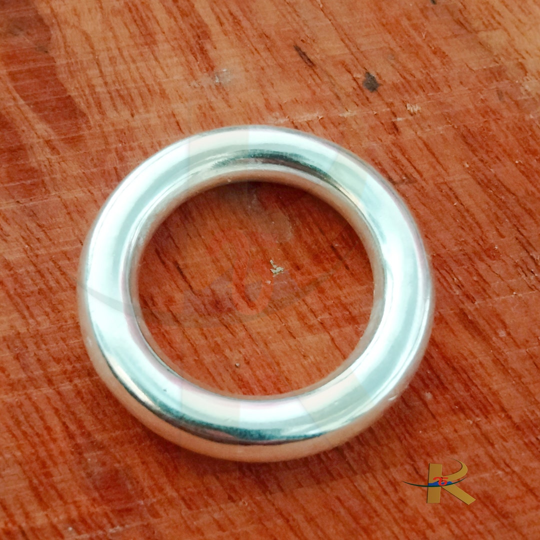 Band Full Round Ring, Rounded Wedding Band, Rounded Band 5mm Ring ...