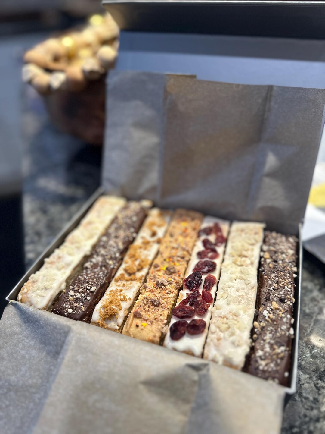 Vegan Biscotti Gift Box, Gourmet Italian Cookies, Assorted Biscotti ...