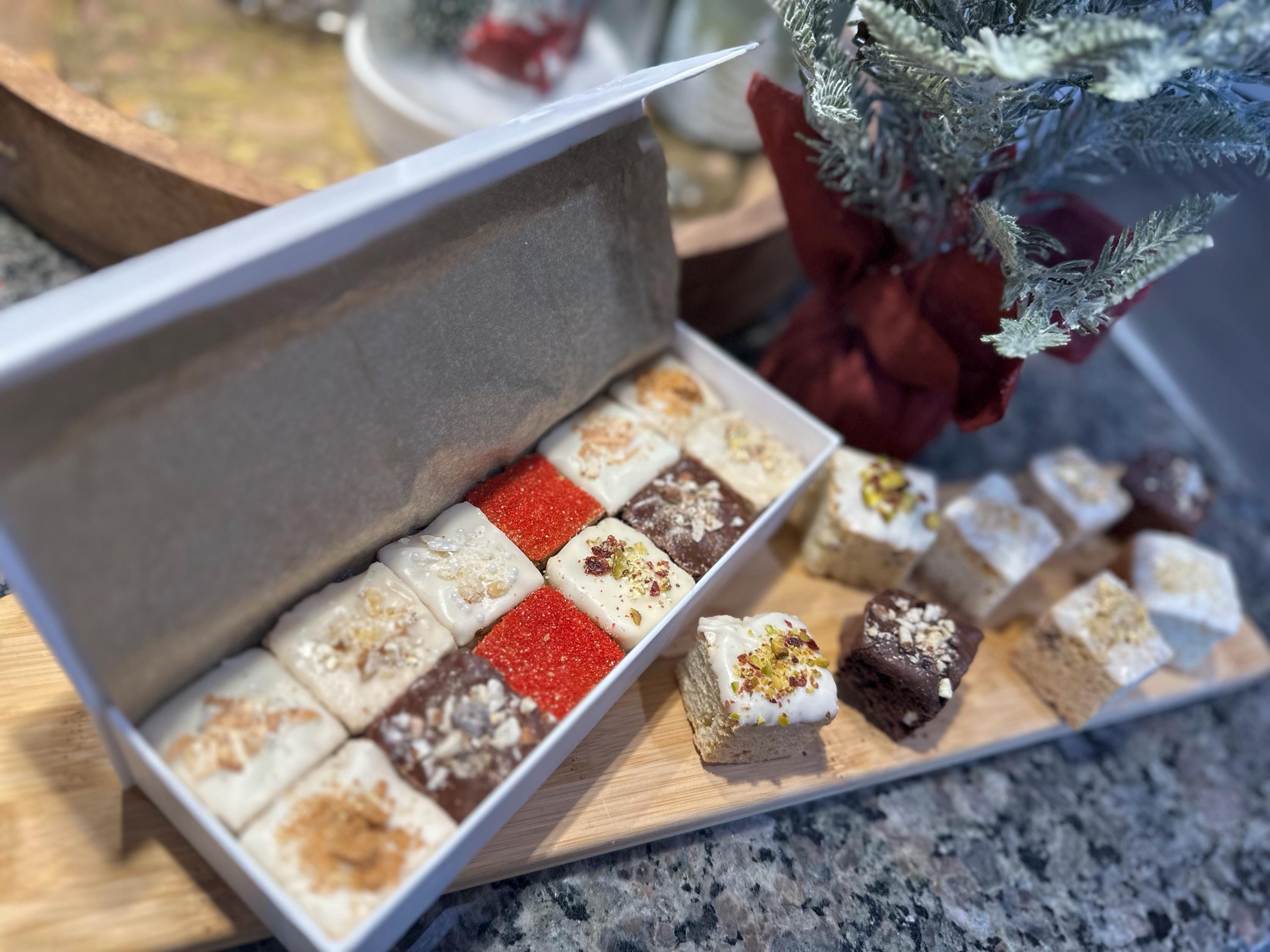 Gourmet Biscotti Gift Box, Handmade Organic Cookies, Cookie Gift Set ...