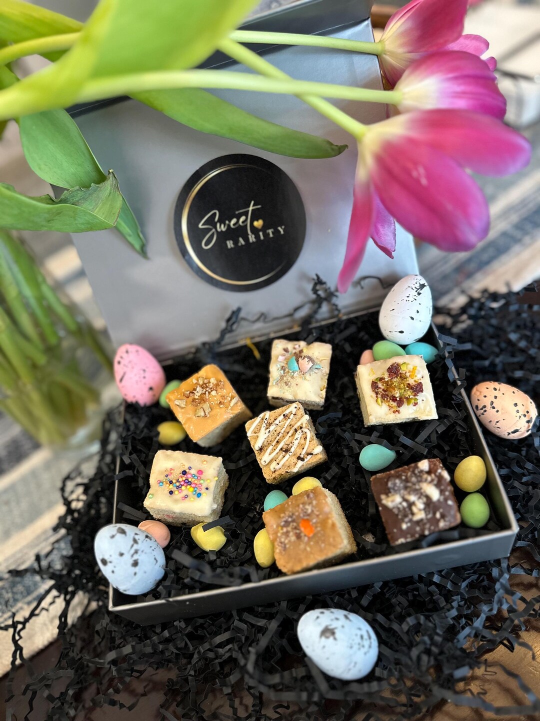 Gourmet Biscotti Gift Box, Handmade Organic Cookies, Cookie Gift Set ...