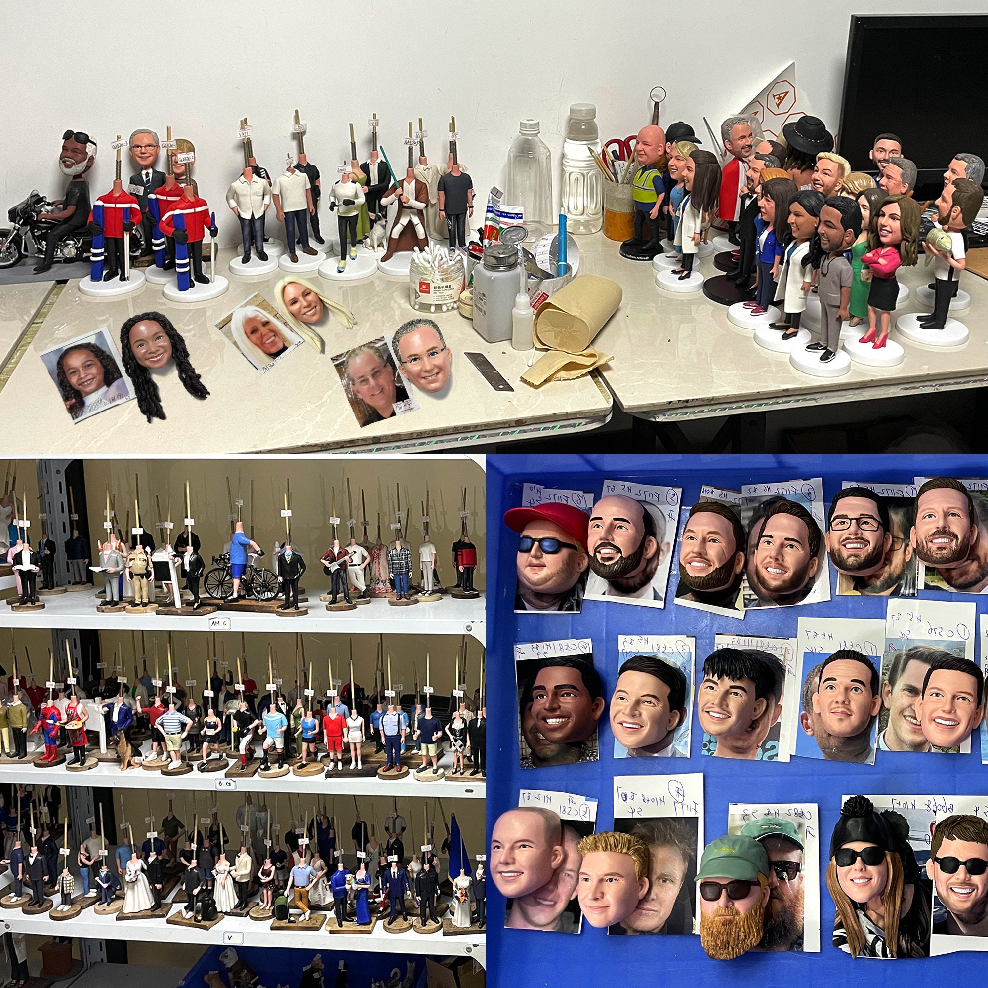Customised Uniform Costume Bobblehead, Colleague Bobblehead, Boss/ceo ...