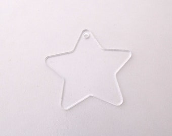 50pcs | Craft Round Shape Clear Acrylic | Clear Acrylics | Plexiglass ...
