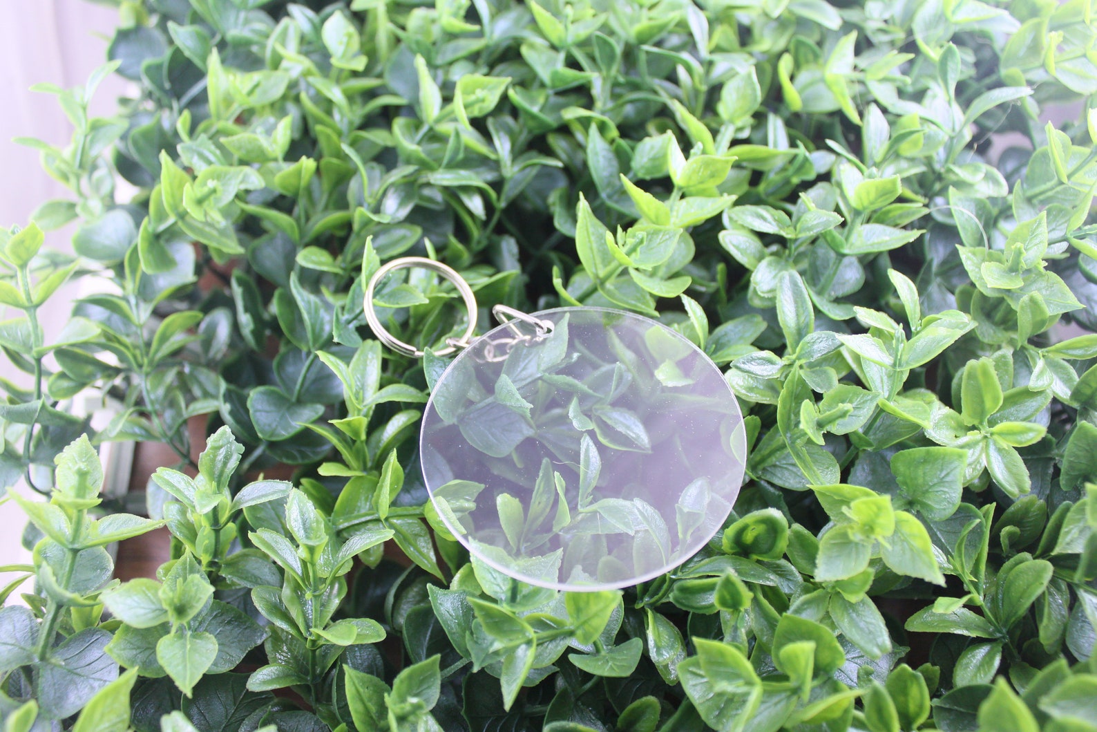 50 Clear Acrylic Round Keychain Blanks – DIY Craft Supplies for ...