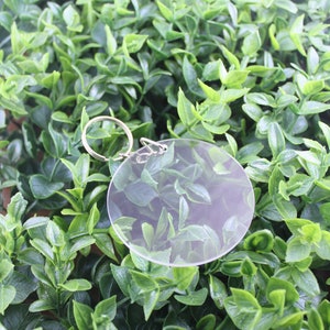 50 Clear Acrylic Round Keychain Blanks – DIY Craft Supplies for ...