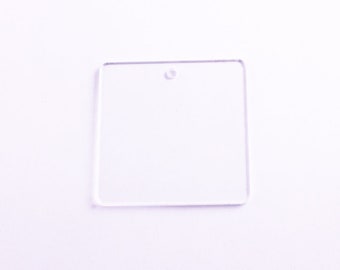 50pcs | Craft Round Shape Clear Acrylic | Clear Acrylics | Plexiglass ...