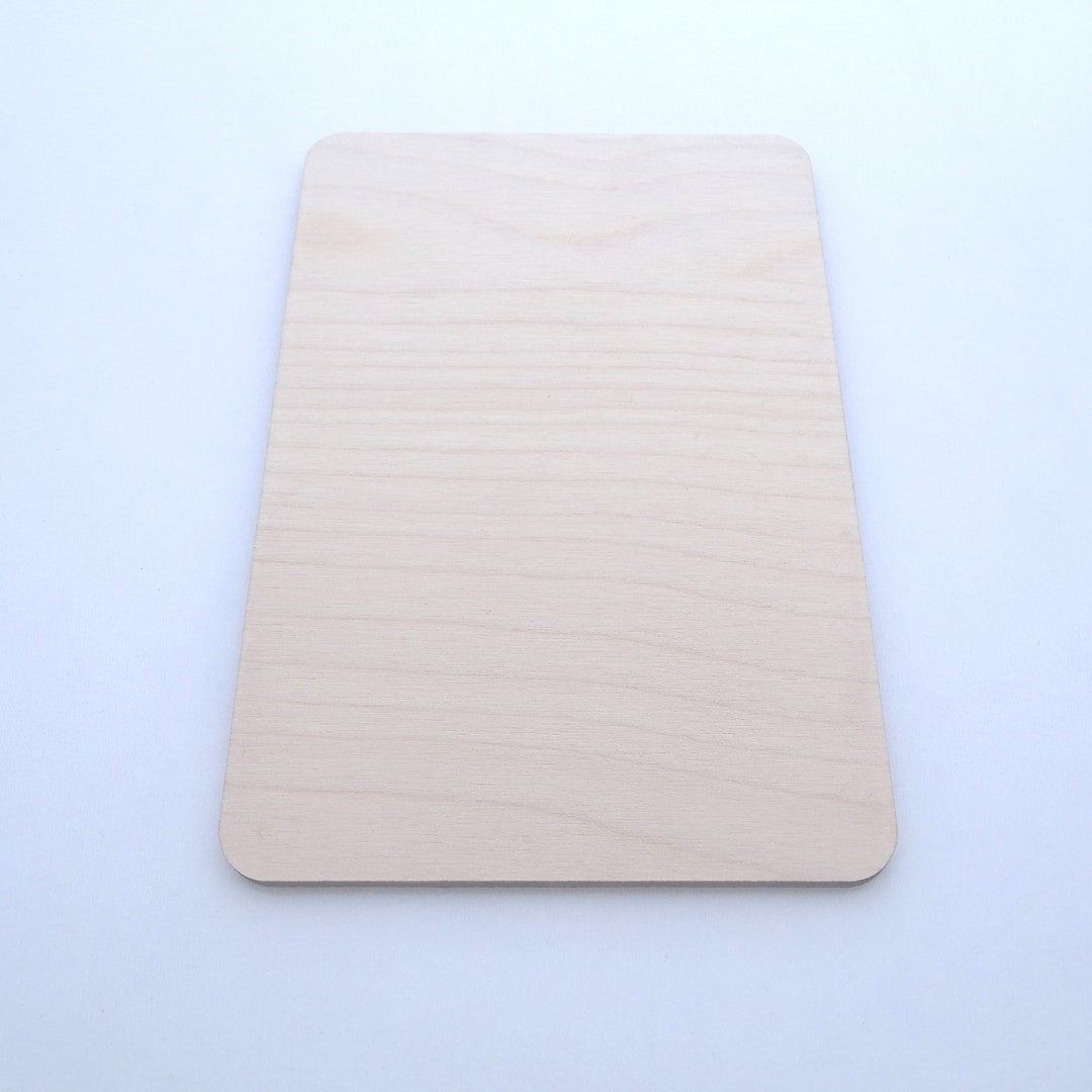 Premium Birch Plywood Rectangle 10 Pieces - Different Size Selectable ...