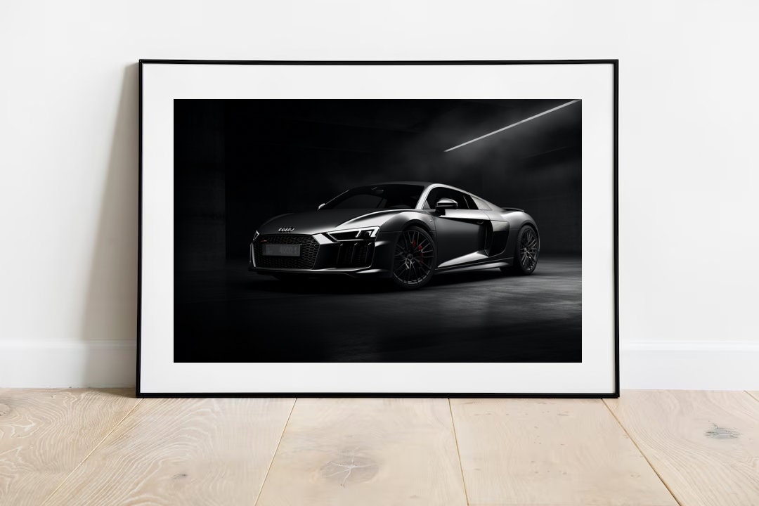 Audi R8 V10 Plus Wall Art | Audi Wall Print - Etsy