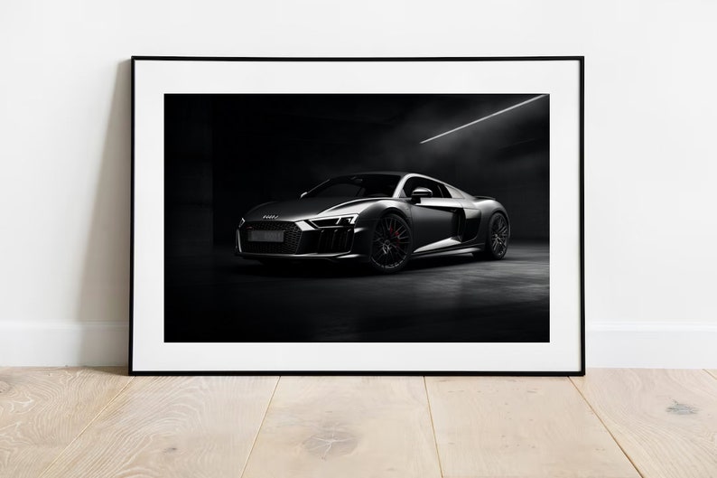 Audi R8 V10 Plus Wall Art | Audi Wall Print - Etsy