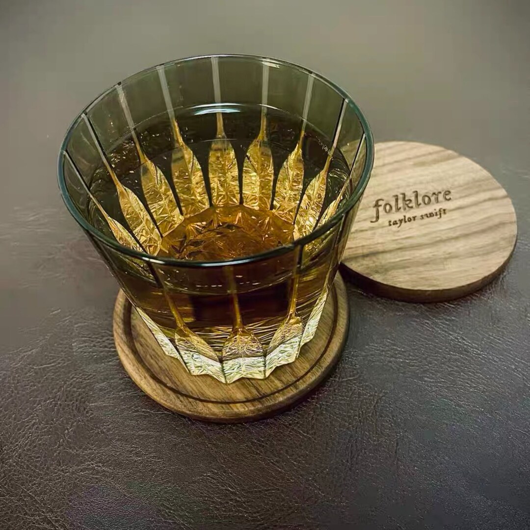 Customized Wooden Coaster With Laser Engraved Logo - Personalized Wood ...