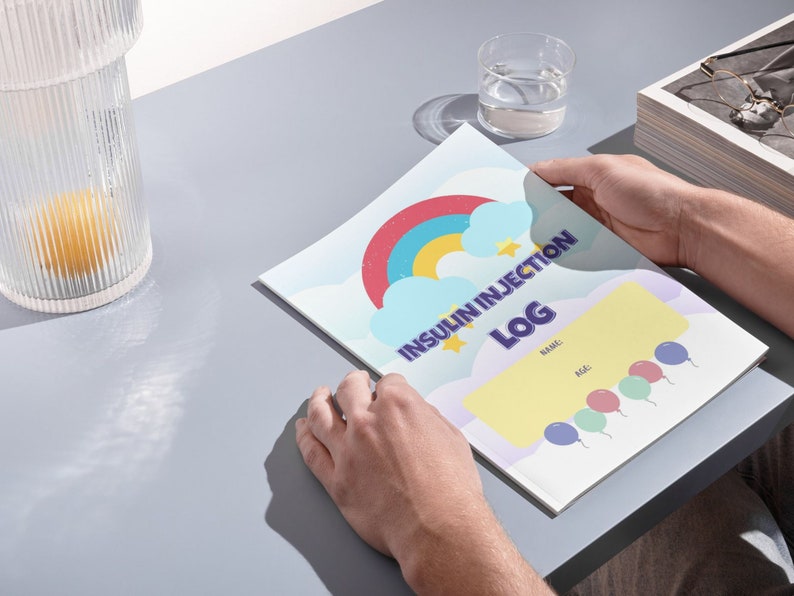 Insulin Injection Log for Kids Printable, Children Blood Sugar Log ...