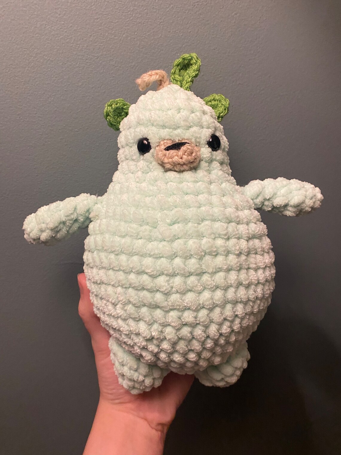 Pear Bear Plushie Crochet, Amigurumi, Crochet Plush Handmade - Etsy