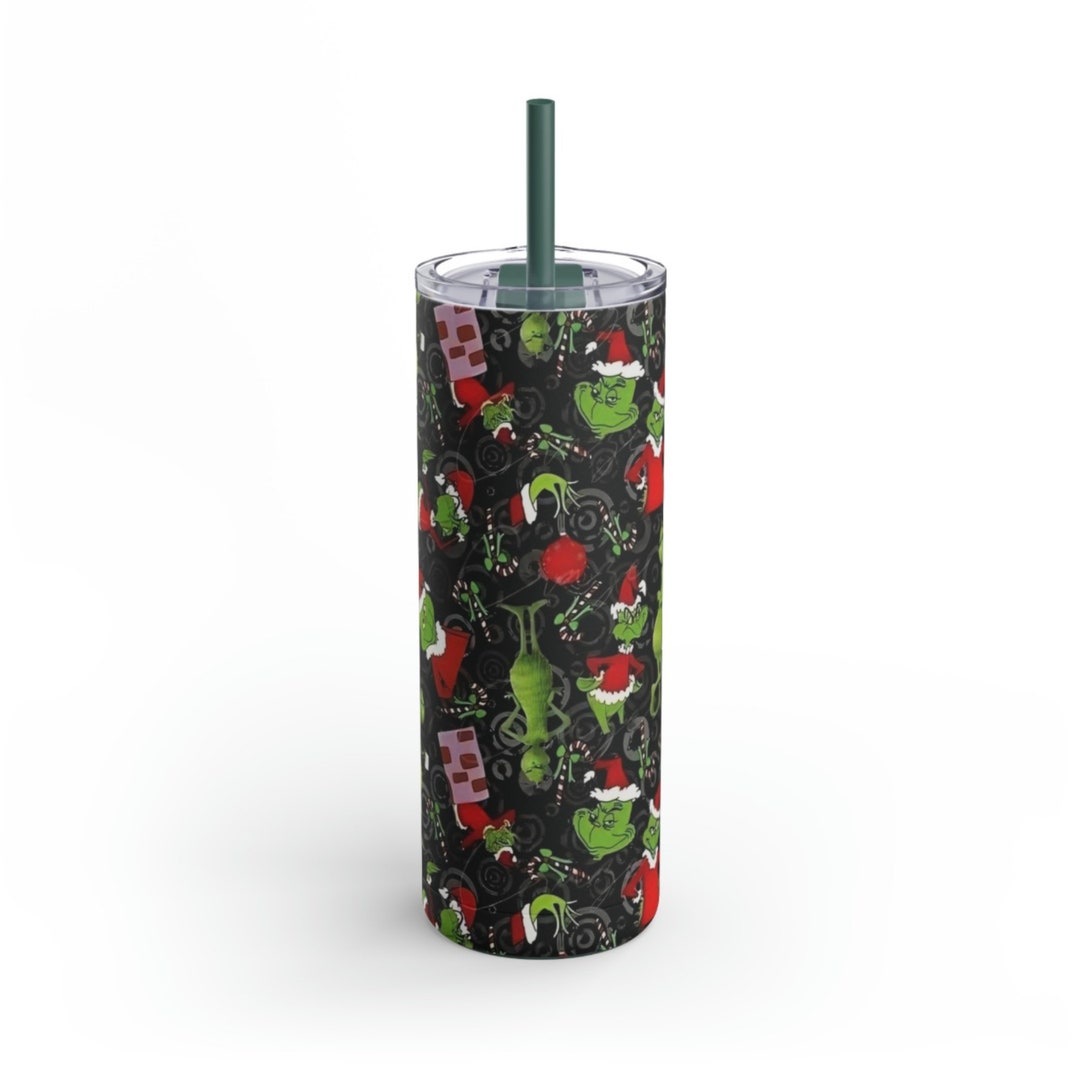 Grinch Tumbler With Straw Personalized Gift for Grinch Lovers - Etsy