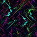 4 Neon Lightning Patterns - Etsy