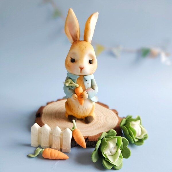 Peter Rabbit Cake Topper - Etsy Australia