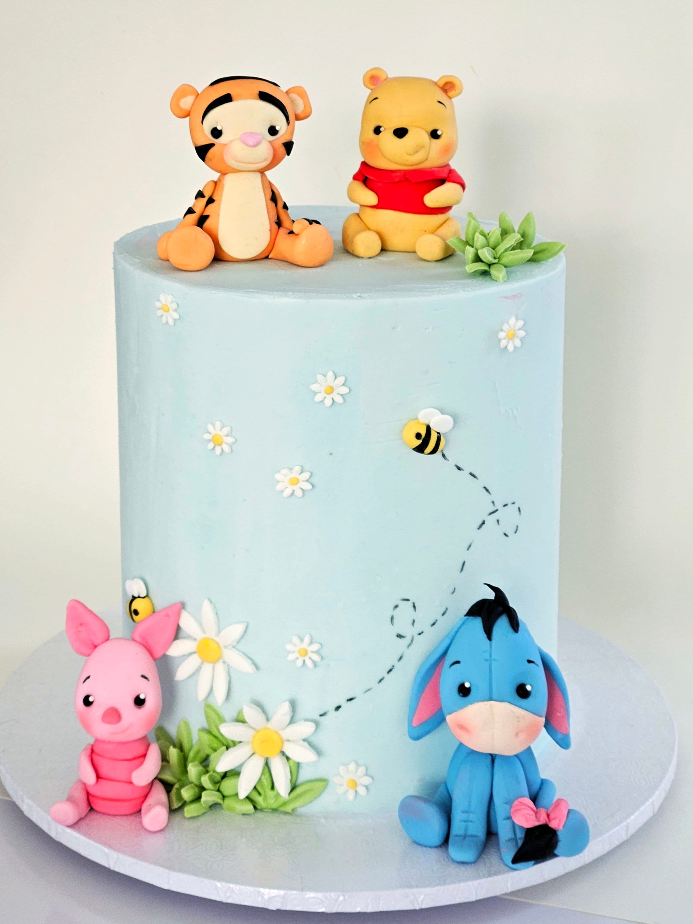 Winne the Pooh Cake Topper/winnie the Pooh Fondant Cake - Etsy Australia