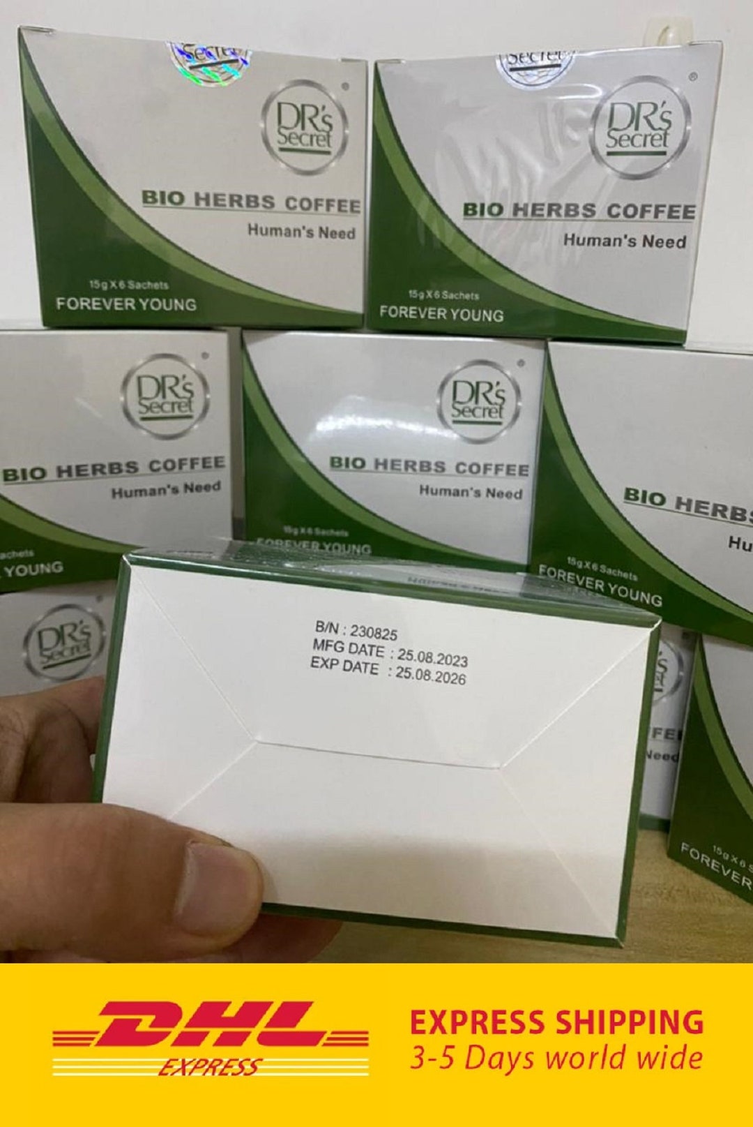 8 Boxes Drs Secret Coffee 15G X 6 Sachets Bio Herbs Coffee - Etsy