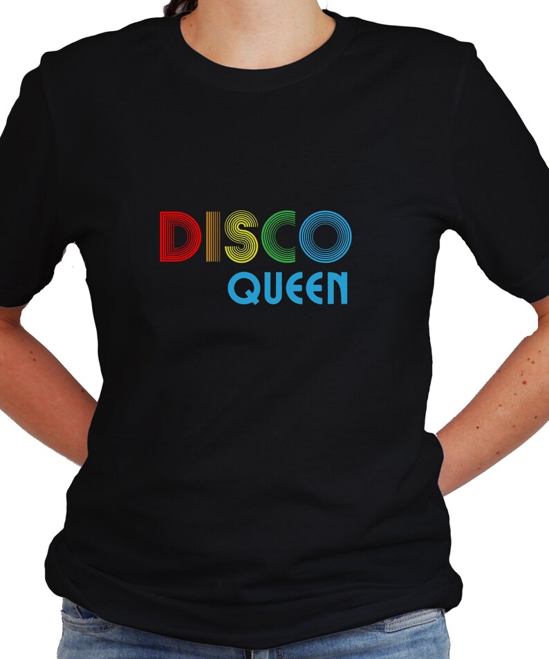 Disco Stripe 70s T-shirt Disco Queen Tshirt Disco Dancing - Etsy