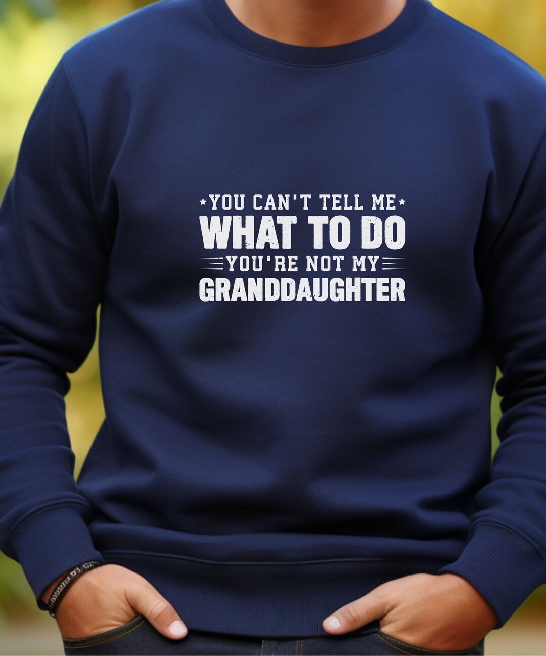Grandad Present Sweatshirt, Present for Grandpa, Funny Grandfather ...