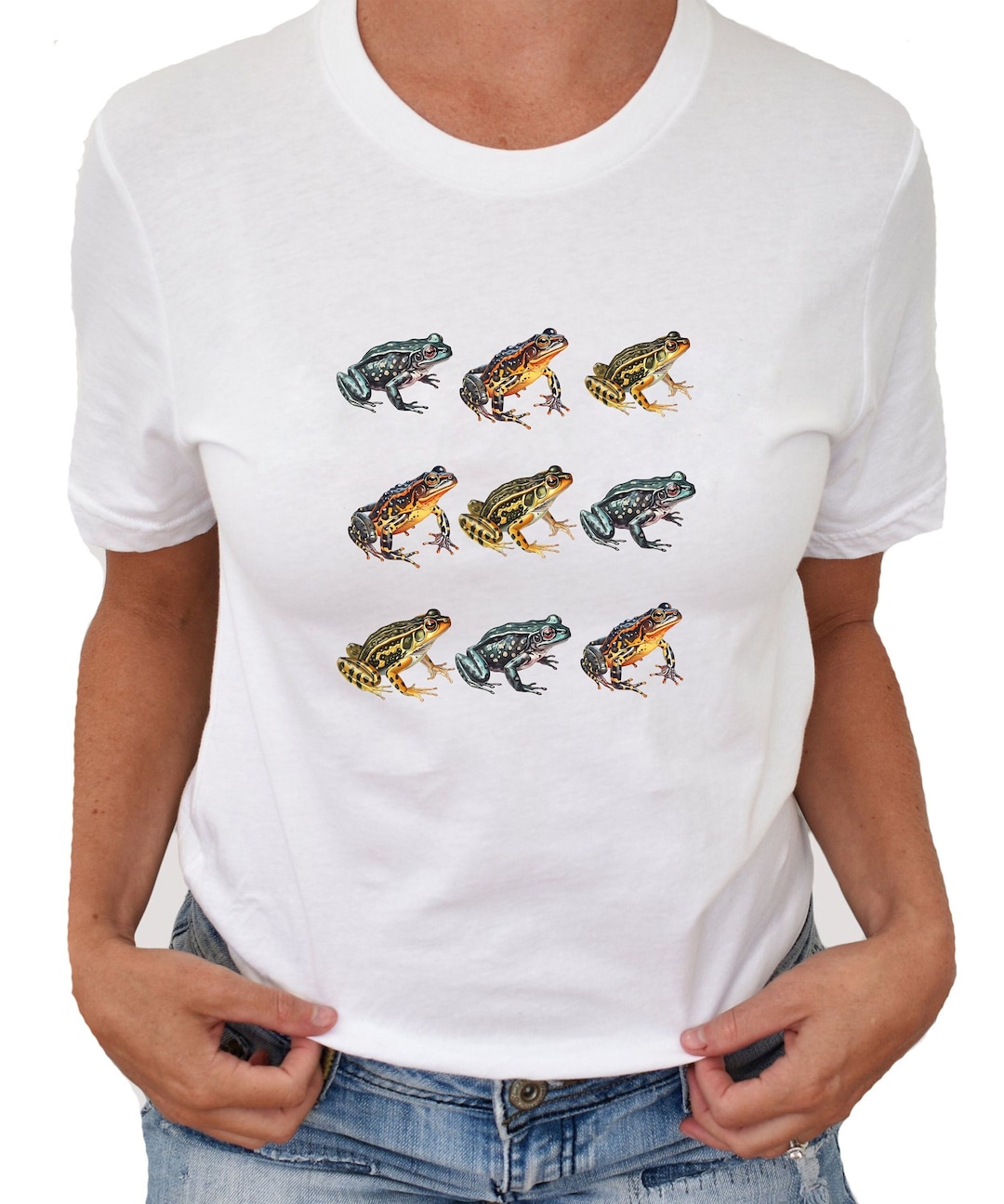 Frog T-shirt, Frog Lover Tee, Cute Frog Shirt, Toad Cottagecore Tshirt ...