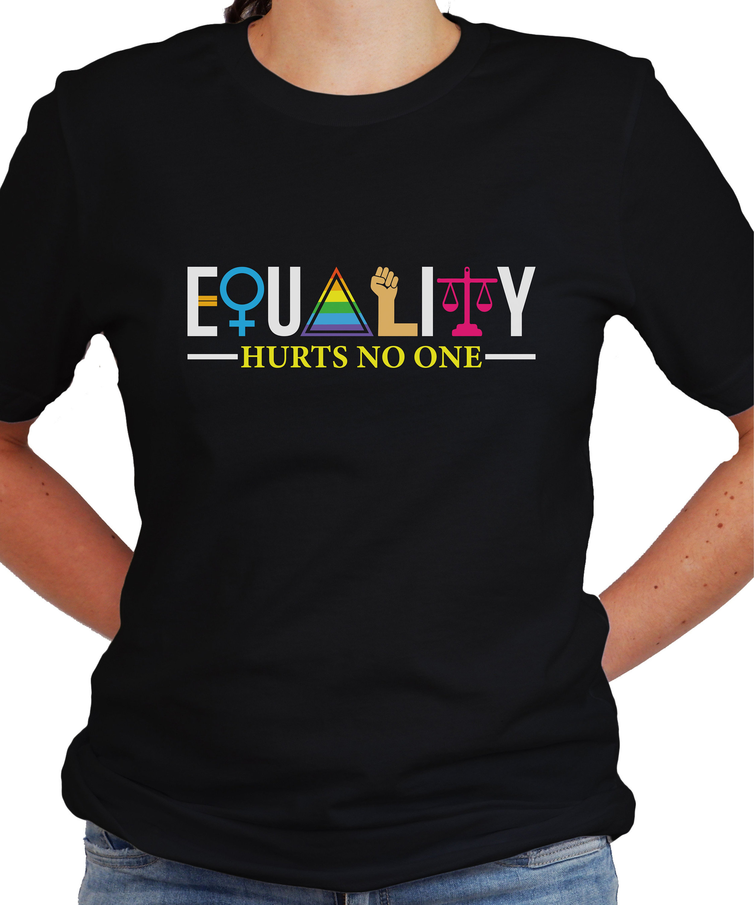 Equality Shirt, Equal Rights Tshirt, Pride Tee, LGBTQ Support, Social ...