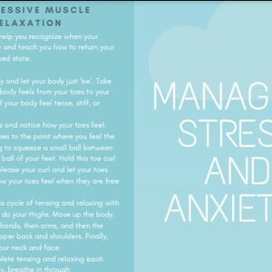 Managing Stress and Anxiety Pamphlet - Etsy